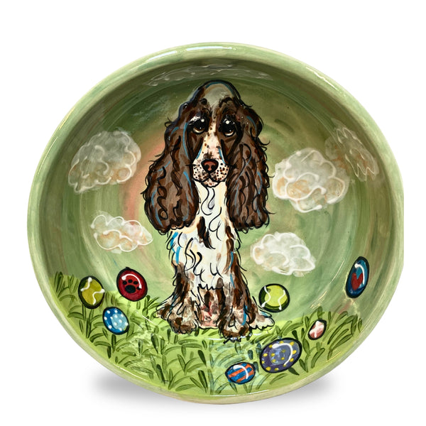 Cocker Spaniel Bowl – Faux Paw Productions