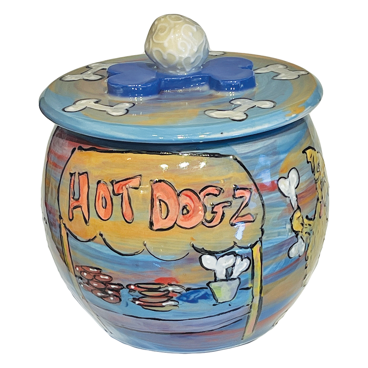 Custom Dog Cookie Jar by Debby Carman – Faux Paw Productions