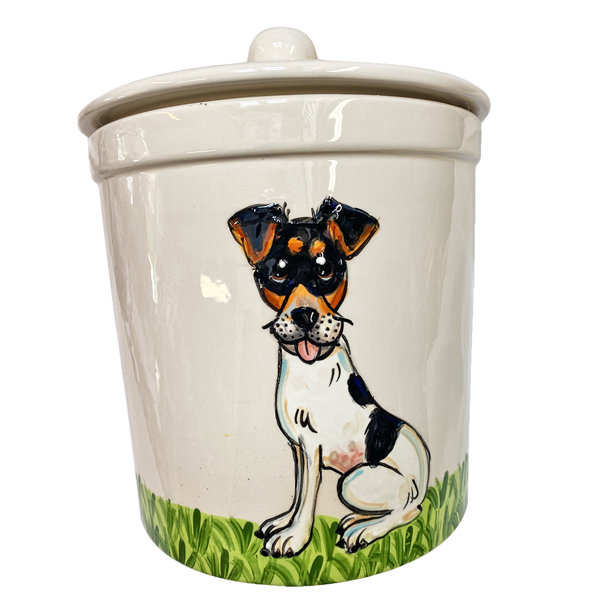 Jack Russell Terrier Treat Jar by Debby Carman – Faux Paw Productions
