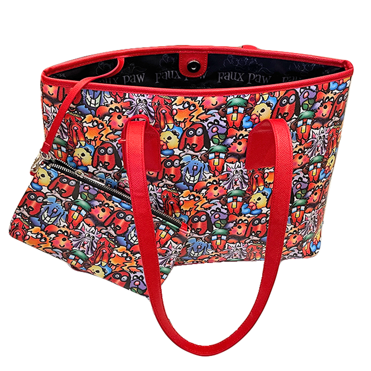 Furrfuggnoogin Tote by Debby Carman - Exclusive LUX TOTEMZ™ Faux ...