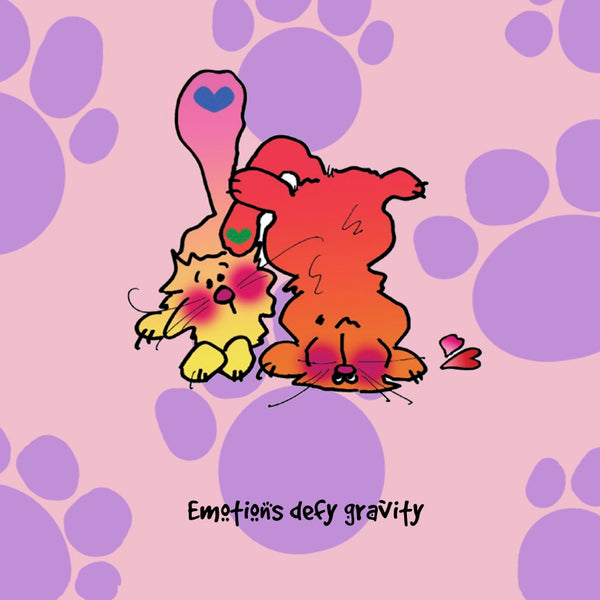 Emotions defy gravity - WHIMSHOTS™ by Debby Carman – Faux Paw Productions